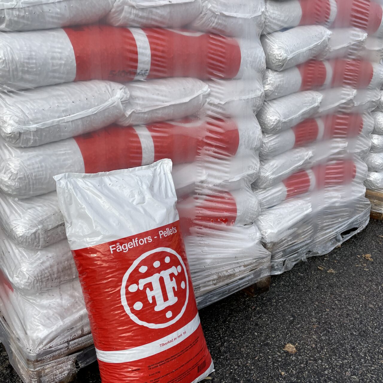 Värmepellets 6 mm - Helpall säck 10kg - Fågelfors Pellets